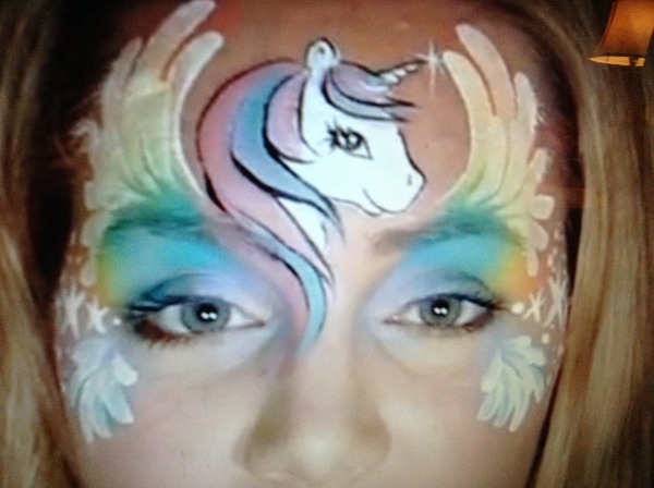 Pegasus face paint | Olivia W.'s Photo | Beautylish