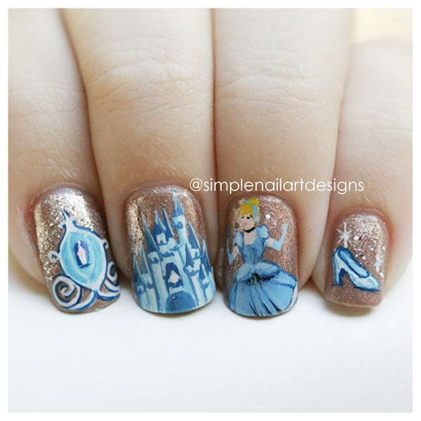 Cinderella Nails | simplenailartdesigns s.'s (simplenailartdesigns ...
