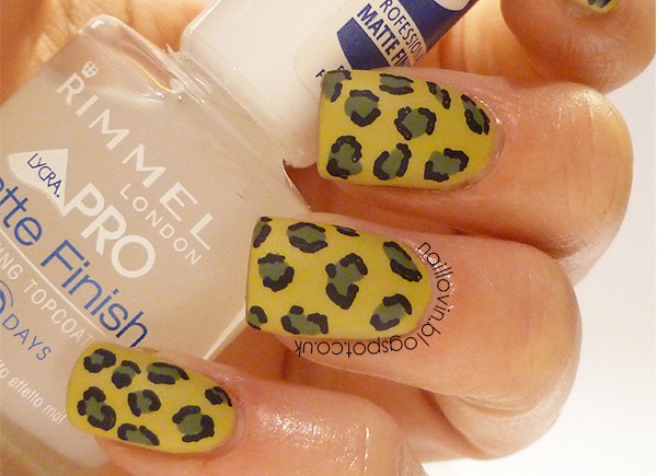 Matte Radioactive Leopard Print | Danielle R.'s (totallynailed) Photo ...
