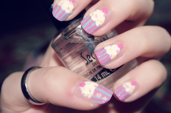 Cupcake Nail Art | Jessica C.'s (jambers8) Photo | Beautylish