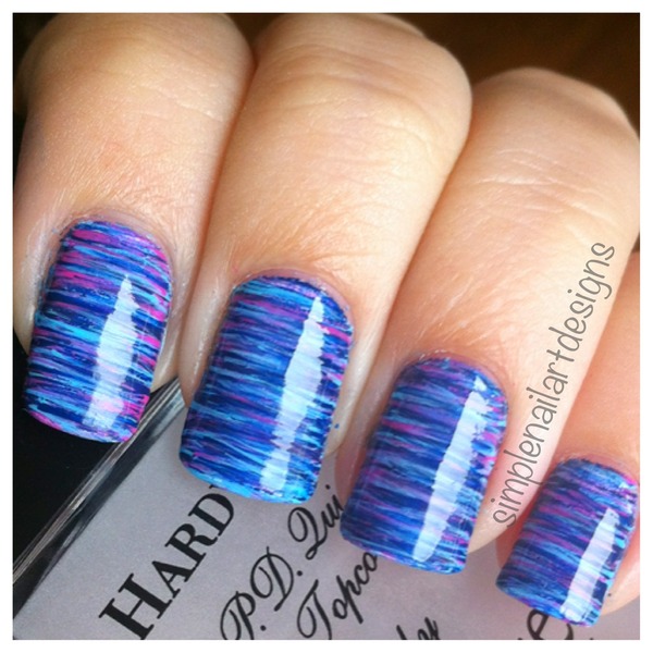 Fan Brush Striped Nails | simplenailartdesigns s.'s ...