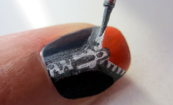 How-To: Zipper Nails | Beautylish