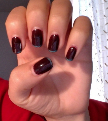 This is Day 13 of wearing the CND Shellac nail polish in the color ...