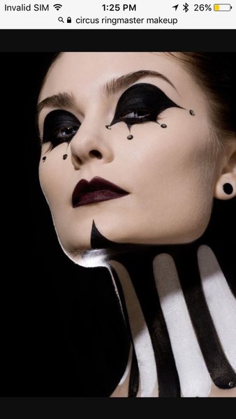 Halloween makeup ideas for a circus ringmaster? | Beautylish