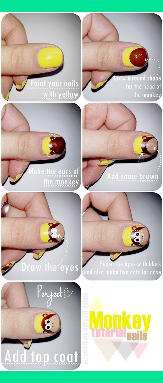 monkey nails :) | Kara S.'s Photo | Beautylish