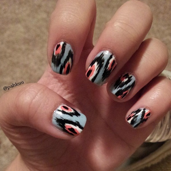 Ikat Nails | Pakou Y.'s (pakouwee) Photo | Beautylish