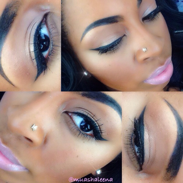 Natural beat! Dramatic Winged Liner :) | ShaLeena B.'s ...