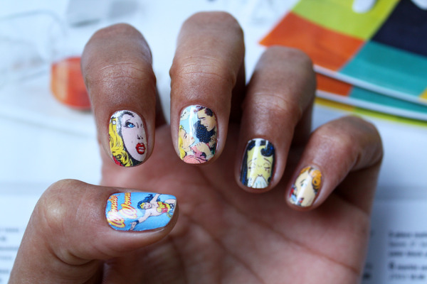 Comic Book Nail Art Decals | Shelby R.'s Photo | Beautylish