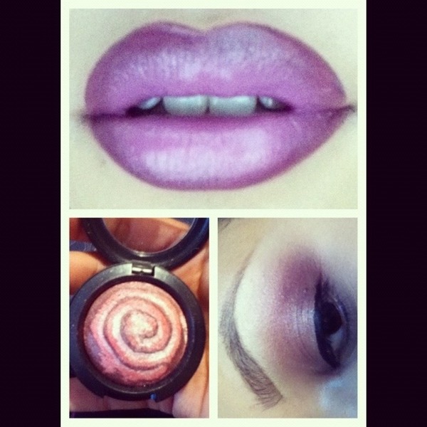 ombré lips and eyeshadow using Neonebula from the heavenly creature ...