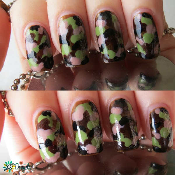 Girls in Army! - camouflage nail art | Danijela V.'s (danijelav) Photo ...