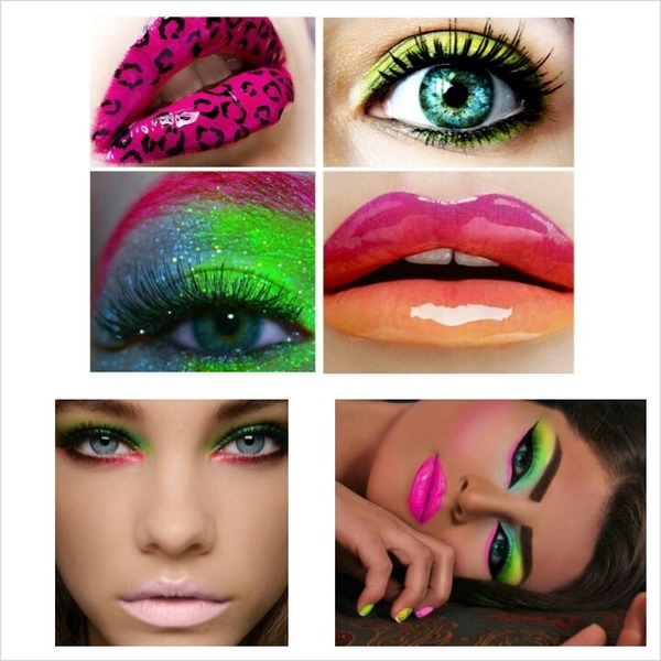 Help! Neon party makeup. | Beautylish