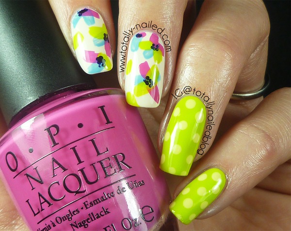 Abstract Flowers Nail Art | Danielle R.'s (totallynailed) Photo ...
