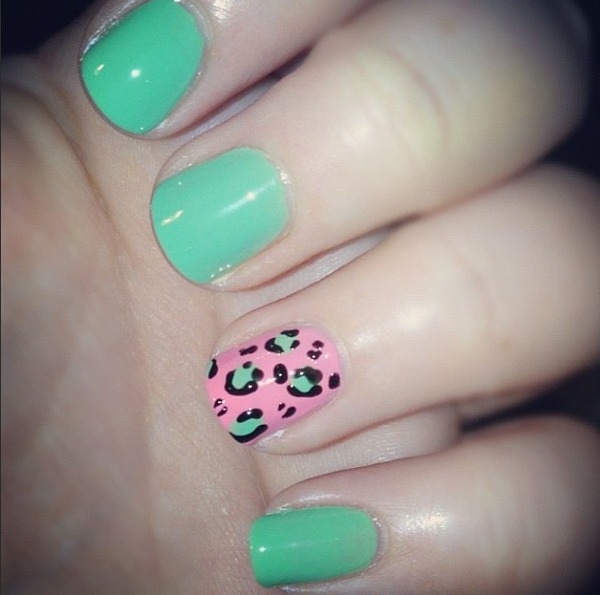 Colour clashing nails. | Amymay W.'s (AmyFley) Photo | Beautylish