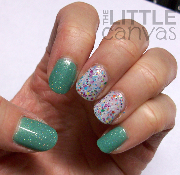 Simple Glitter Nails | The Little Canvas A.'s (thelittlecanvas) Photo ...