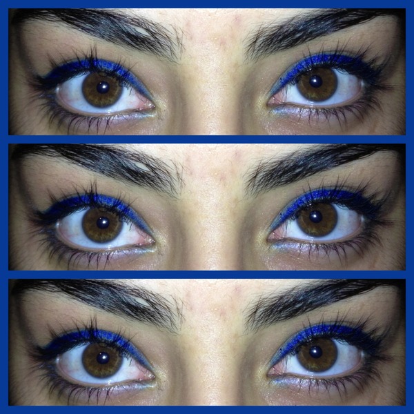 Cobalt Blue Winged Eyes... | Ashley D.'s Photo | Beautylish