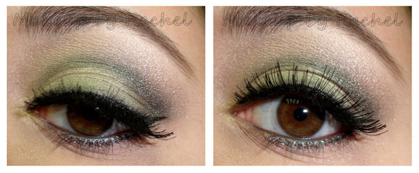 Green Eyeshadow on Brown Eyes | Rachel S.'s (Rachelsbeautylife) Photo ...