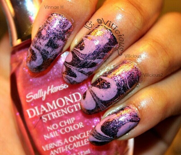 Busy Girl Nails Fall Nail Art Challenge - Pink | Vinnae H.'s (Vilicious ...