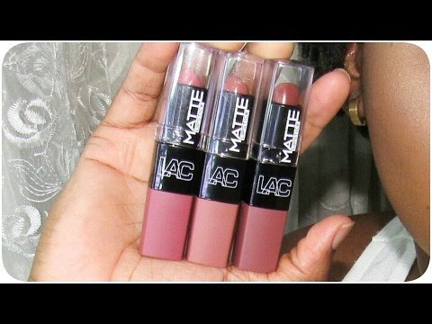 LAC (L.A. COLORS) MATTE LIPSTICKS REVIEW + SWATCHES | Beautylish