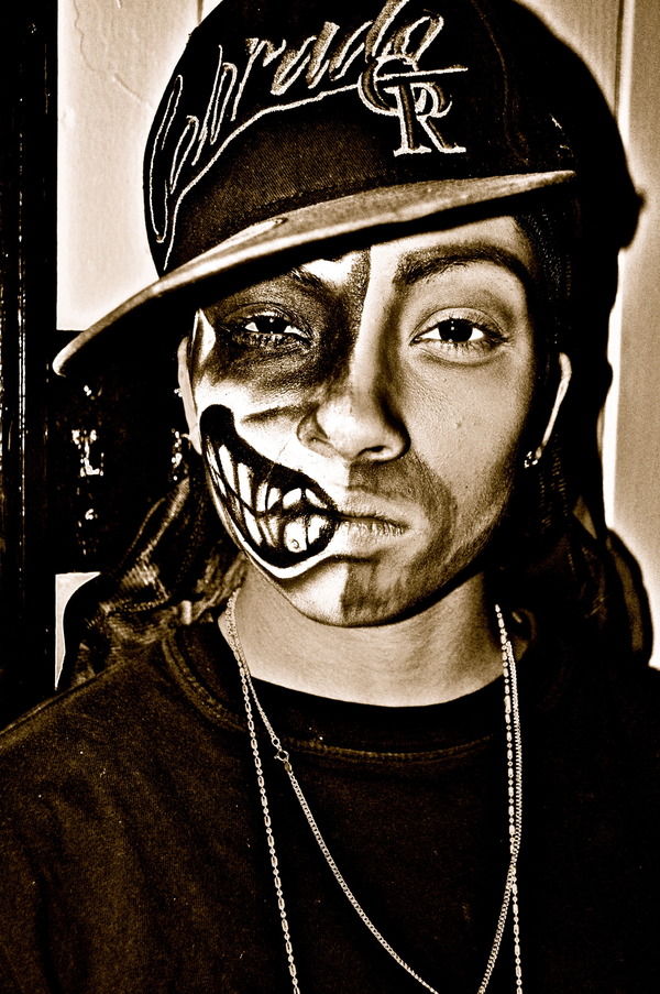 Half Man Half Skeleton [Halloween] | Priscilla M.'s (PriscillaMonroe ...