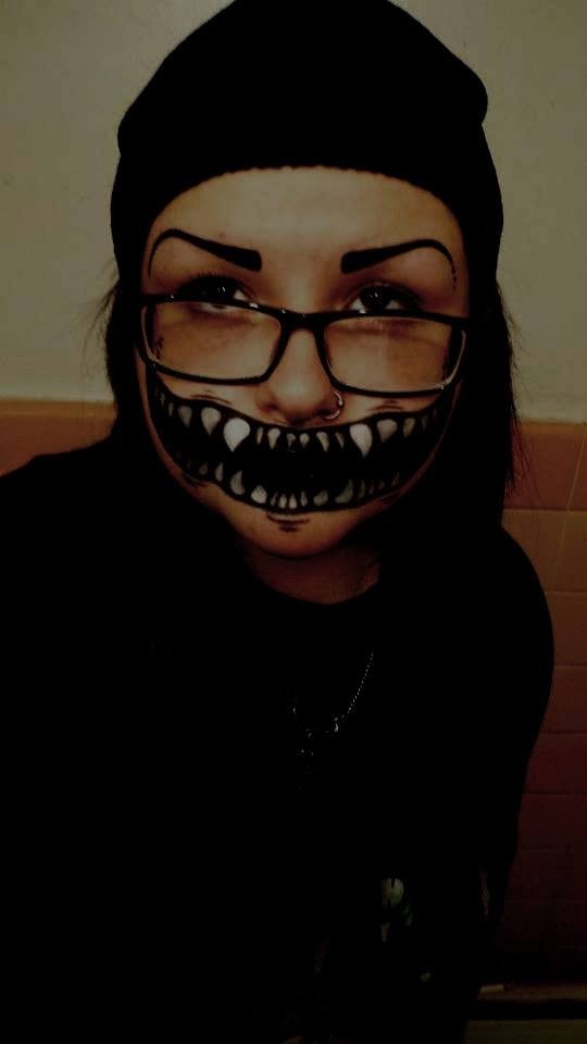 Halloween Creep Face | Jes D.'s (jes_d_11) Photo | Beautylish