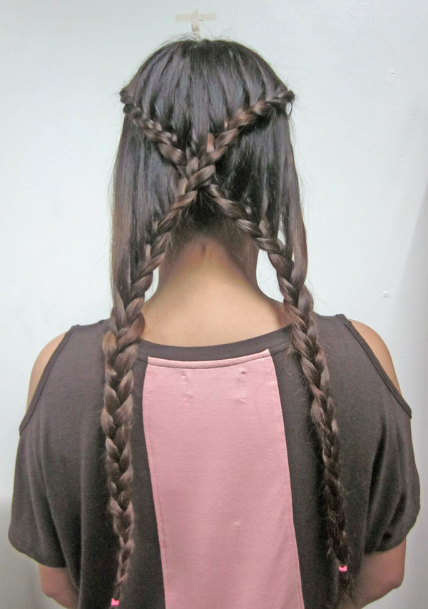 X Braid for long hair | Irene U.'s (ireneevangelista) Photo | Beautylish