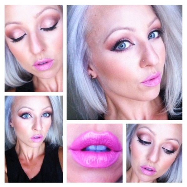 MAC Tan Pigment and Pink Plaid Lips! | Trisha B.'s Photo | Beautylish