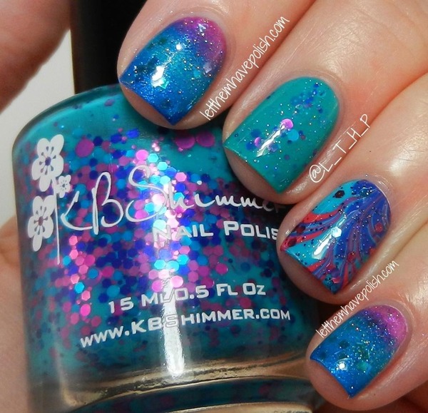 KBShimmer Totally Tubular Inspired Nail Art | Cristina LTHP F.'s ...
