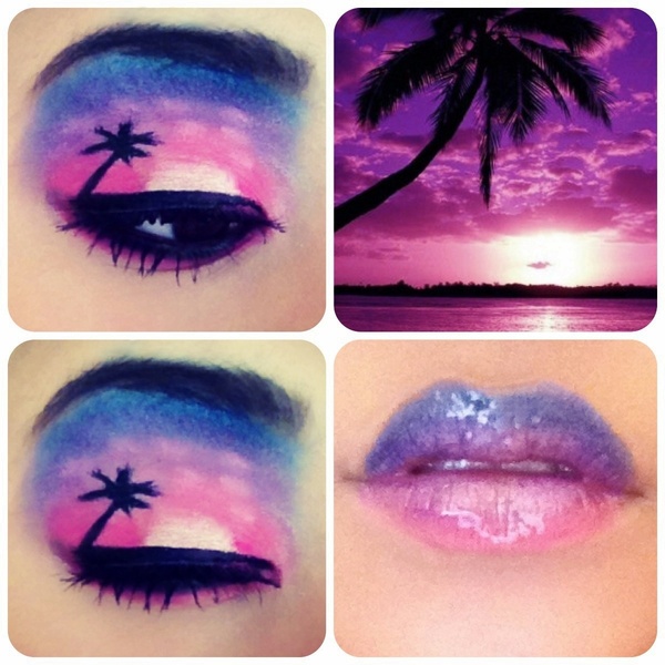 Sunset Eye Painting | Olivia K.'s Photo | Beautylish