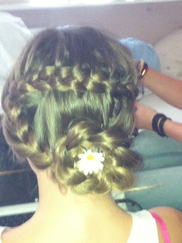 French flower braid | Alexandra A.'s Photo | Beautylish