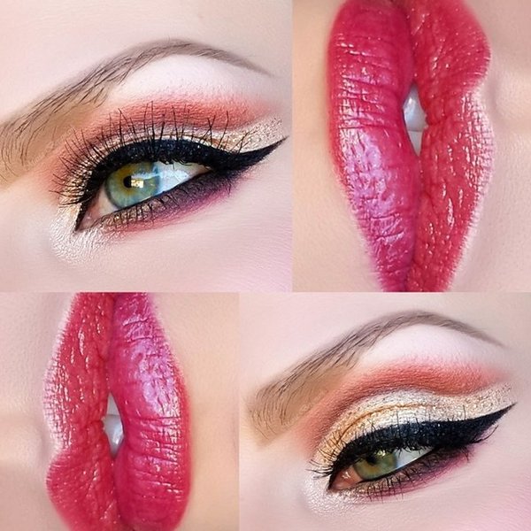 New Year's Cut Crease | Maria B.'s (MariaBergmark) Photo | Beautylish