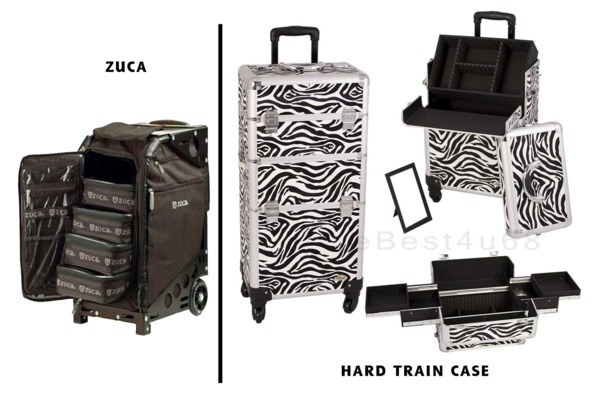 HARD MAKEUP TRAIN CASE or ZUCA pro luggage? - for traveling & on-the-go freelance MUA's | Beautylish