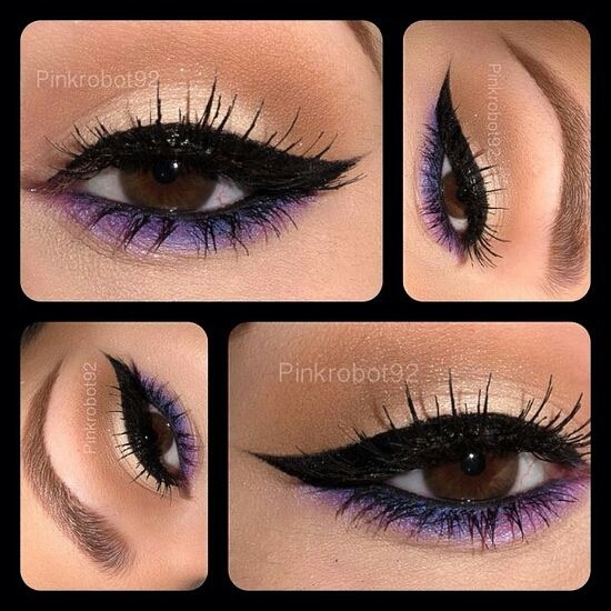 A Good Makeup Look for A Lavender Colored Dress. | Beautylish