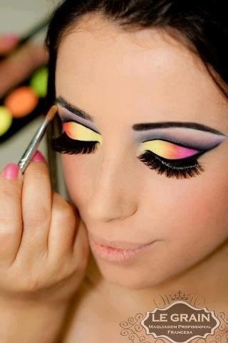 Neon Cut crease | Lini M.'s Photo | Beautylish