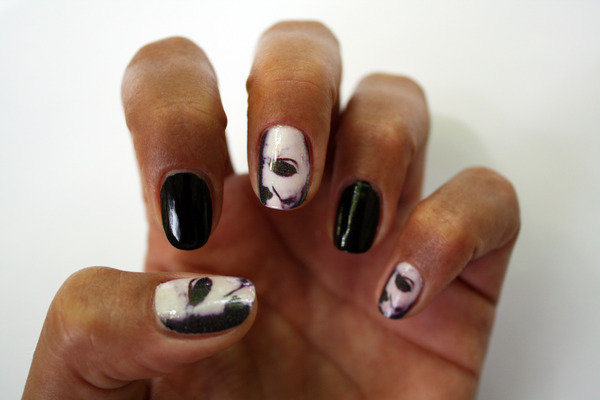 Michael Myers Nail Art decals | Shelby R.'s Photo | Beautylish