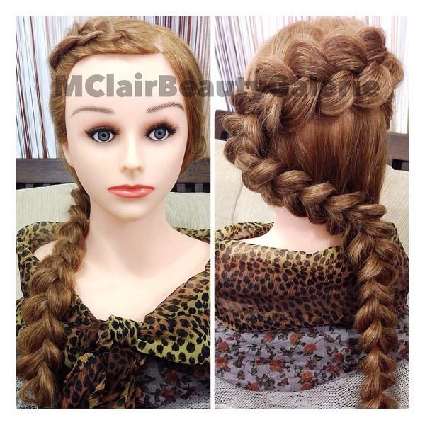 The Curved Braid | Clairine F.'s Photo | Beautylish