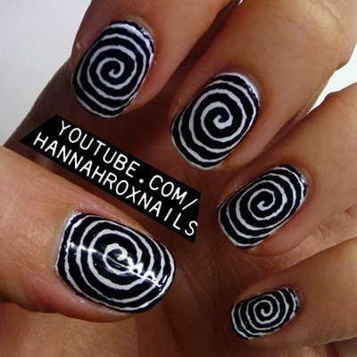 Hypnosis Nail Art | Hannah L.'s (hannahroxit) Photo | Beautylish