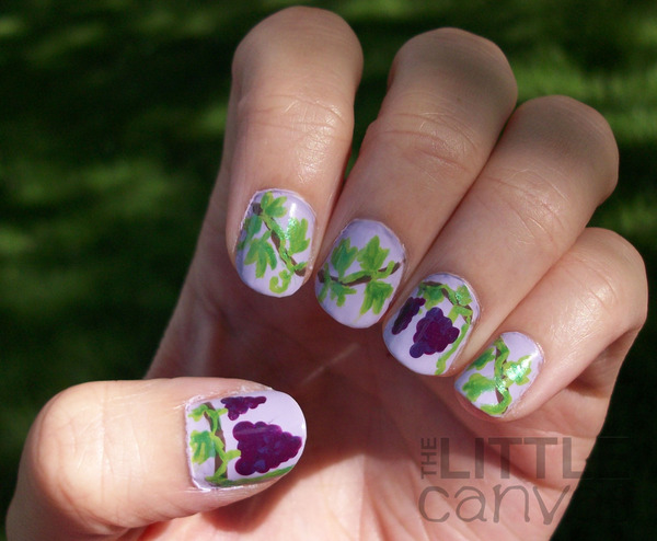 Grape Vine Nail Art | The Little Canvas A.'s (thelittlecanvas) Photo ...