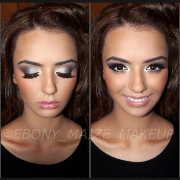 Prom Makeup For Dusky Pink Dress. | Beautylish