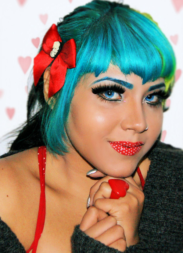 Polka dots lips | Roxanne RocknRoll X.'s Photo | Beautylish