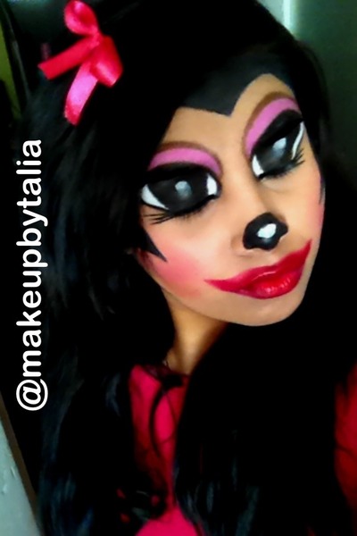 Mickey Mouse makeup look. | Beautylish