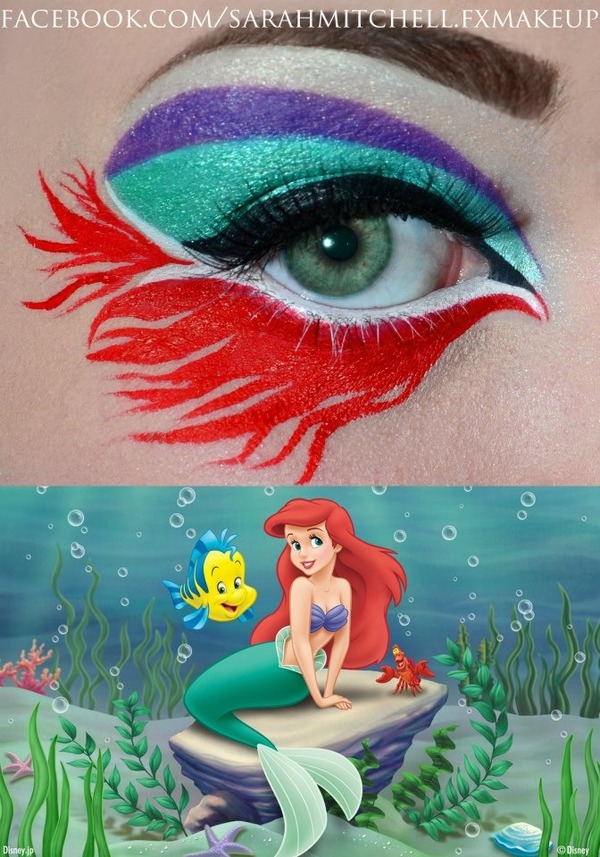 Ariel Inspired | Sarah M.'s (sarahmitchellmakeup) Photo | Beautylish