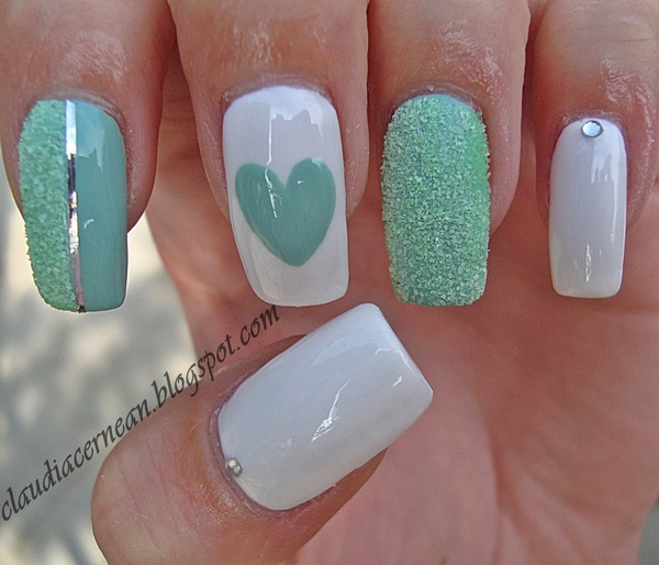 Colored Sand Nails | Claudia C.'s (claudia) Photo | Beautylish