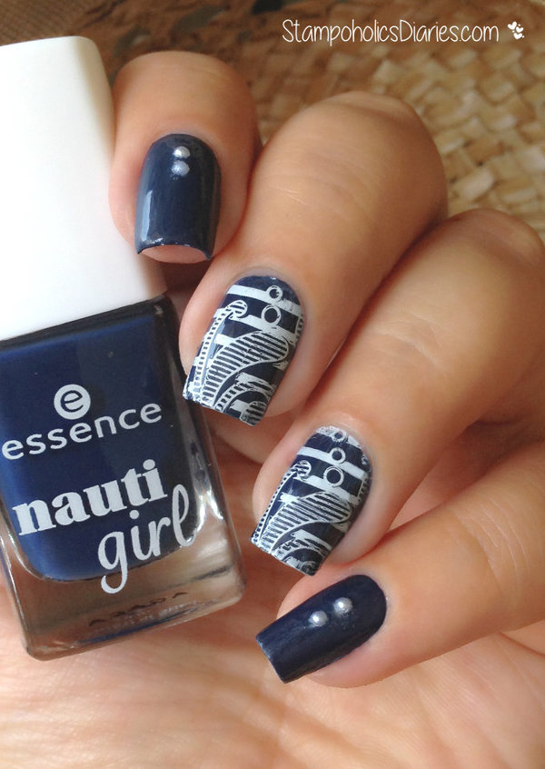 Navy Nails | Nataschafrankfurt ..'s Photo | Beautylish