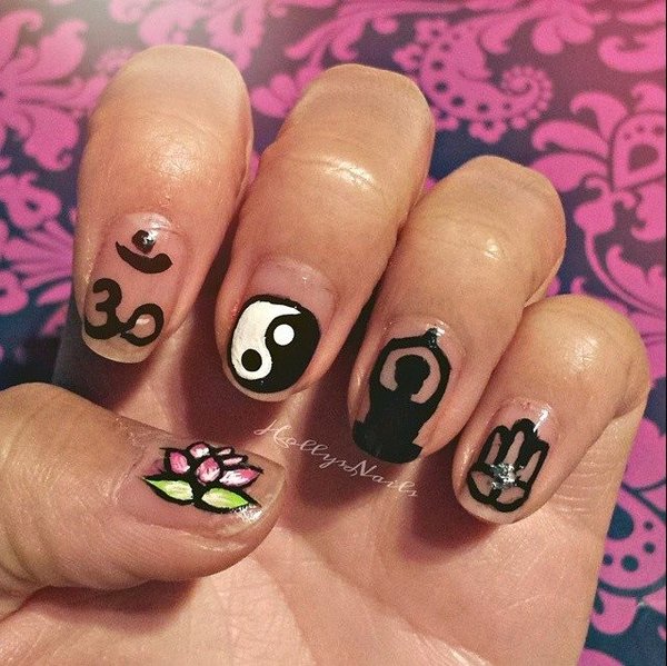 Yoga nails!! | Holly H.'s (hollyxo) Photo | Beautylish