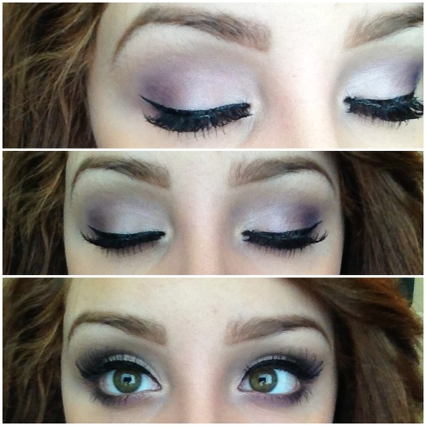Romantic Lilac Purple Eye Look | Ari V.'s (makeupandspaaarkles) Photo ...