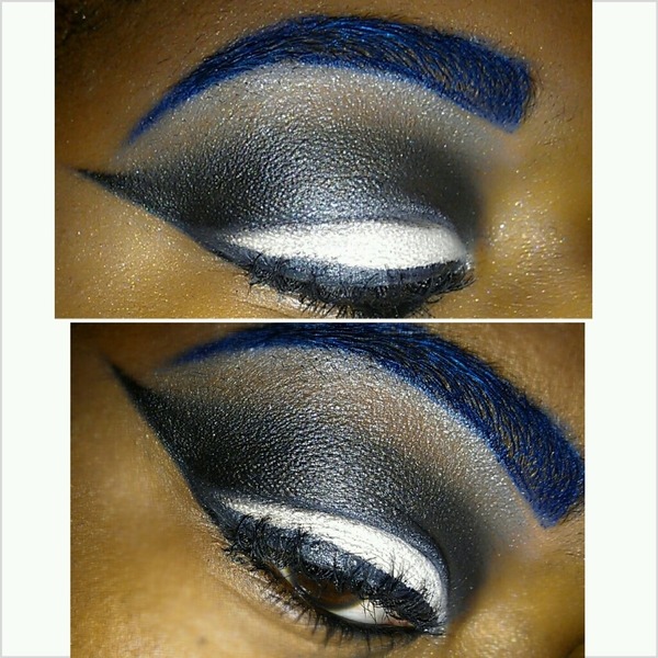 Blue Eyebrows (: | Beautylish