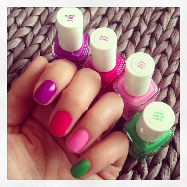 I'm loving the new Essie neon collection! | Beautylish
