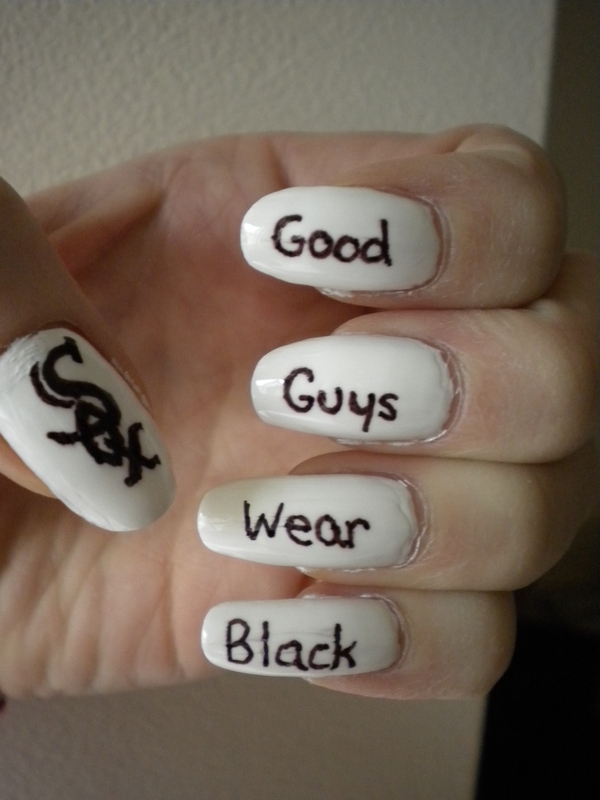 Go go white sox! | Lindsay N.'s (lmno708) Photo | Beautylish