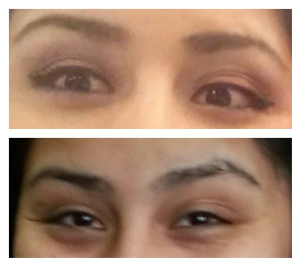 Eyebrow scar & filling in. | Beautylish