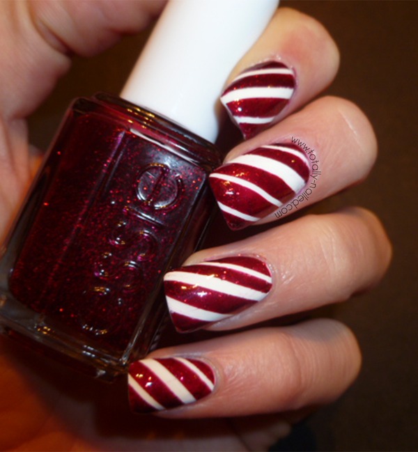 Candy Cane Lady | Danielle R.'s (totallynailed) Photo | Beautylish